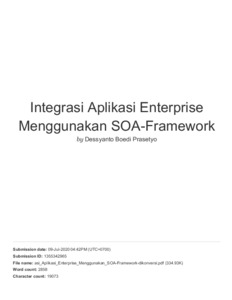 Similiarity Integrasi Aplikasi Enterprise Menggunakan SOA-Framework - Repository UPN "Veteran ...